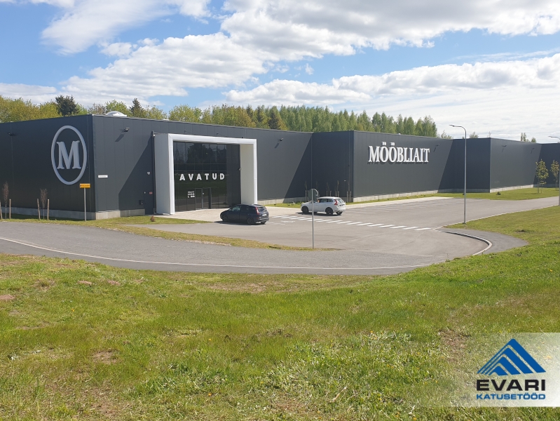 Mööbliait OÜ äri- ja laohoone katuse ehitus Tartumaal Astelpaju 1 • OÜ ... Mööbliait OÜ äri- ja laohoone katuse ehitus Tartumaal Astelpaju 1 • OÜ ...